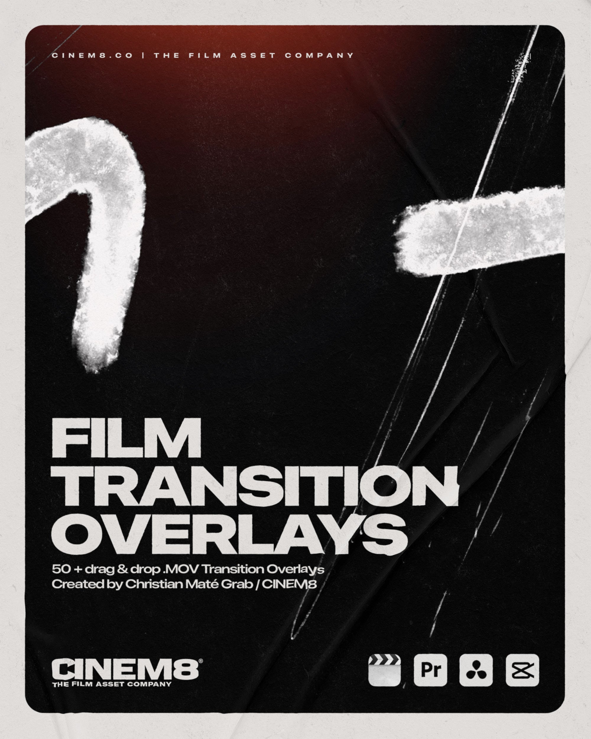 Film Transition Overlays for Premiere Pro & Final Cut Pro X